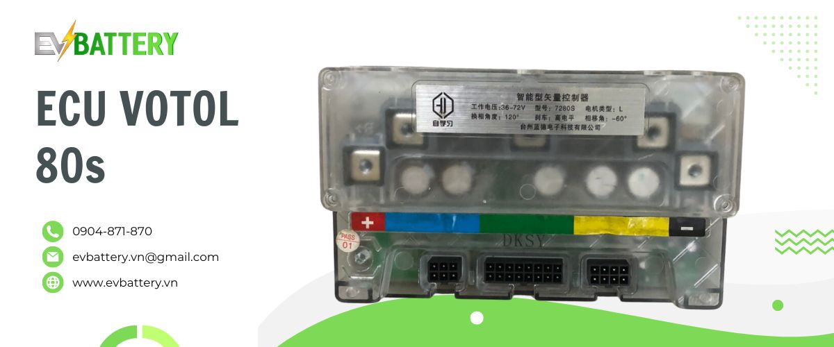 IC ECU Votol 80s Trong Suốt - EVBattery