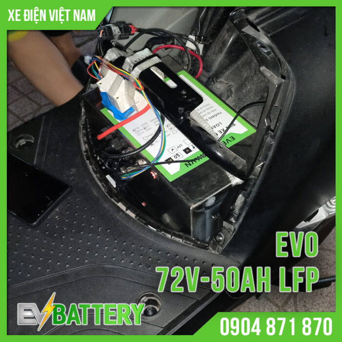 Pin Xe Máy Điện Evo - 72V 50AH LFP - EVBattery