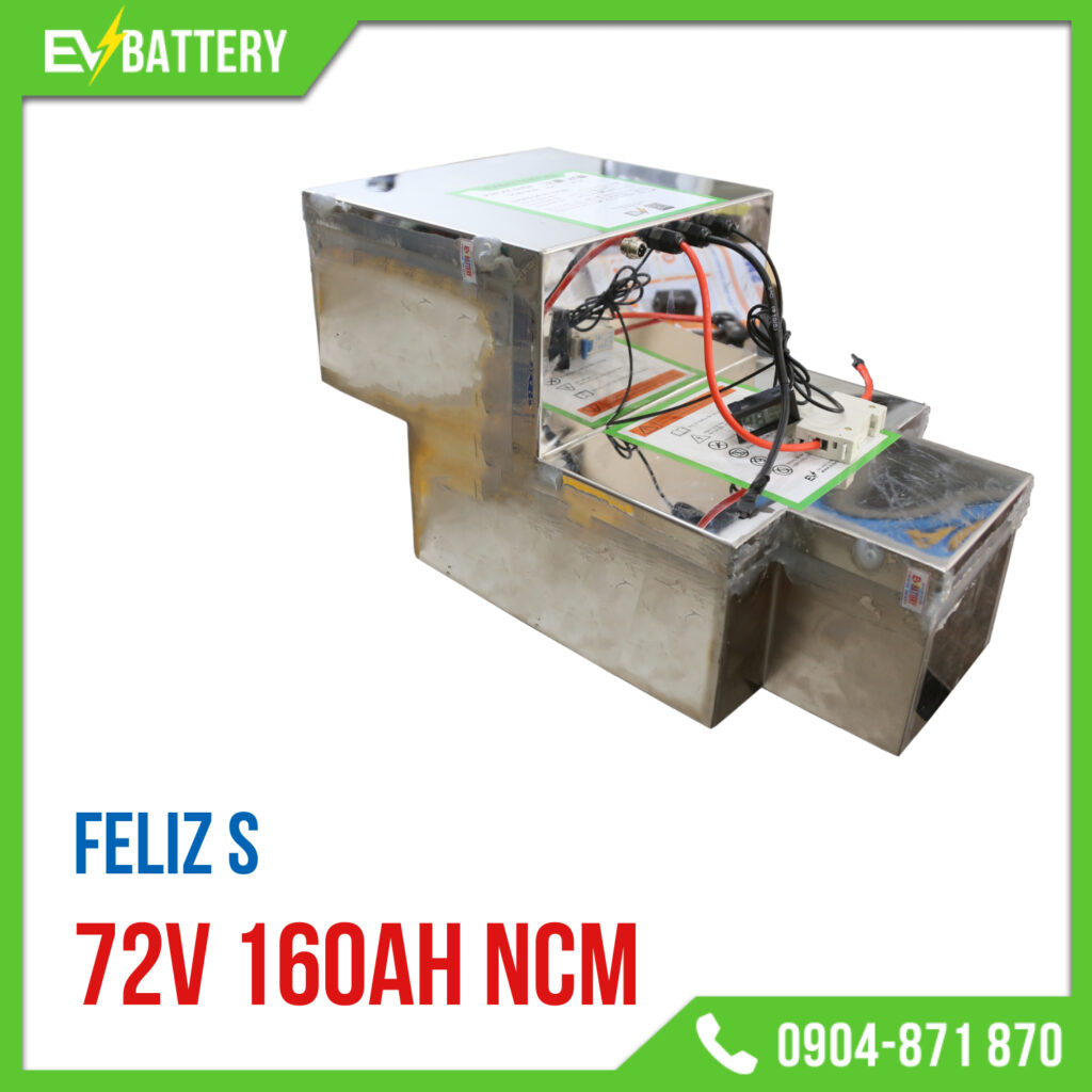 Lên PIN Xe Máy Điện VinFast Feliz S 72V 160AH NCM - EVBattery